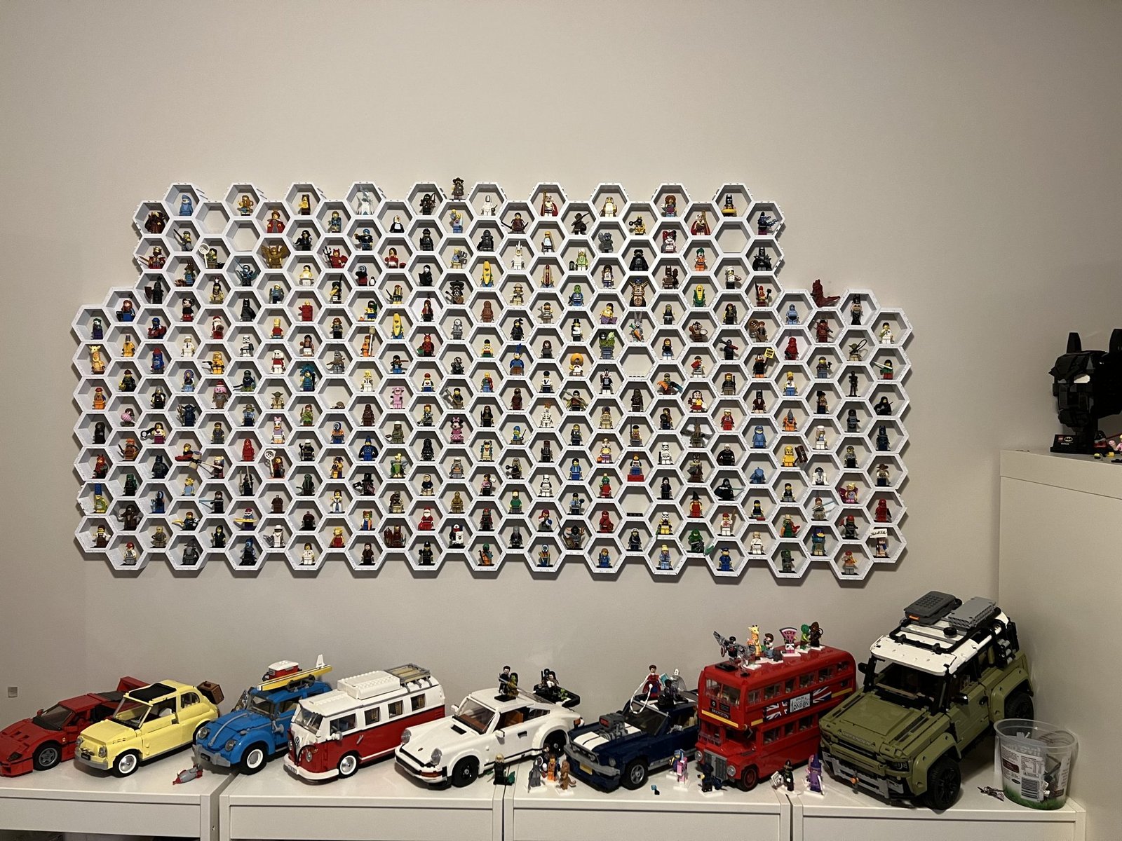 Our Minifig Display Wall - Casa De Bricks